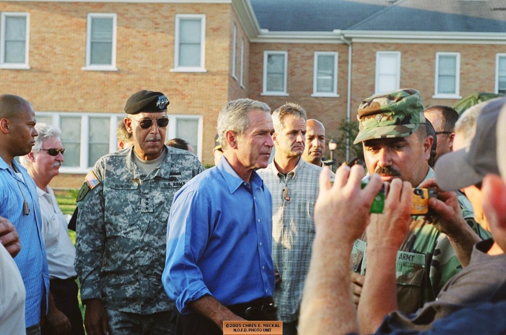 Hurricane Katrina- President Bush & 9/11 Ceremony | Fireline Photos
